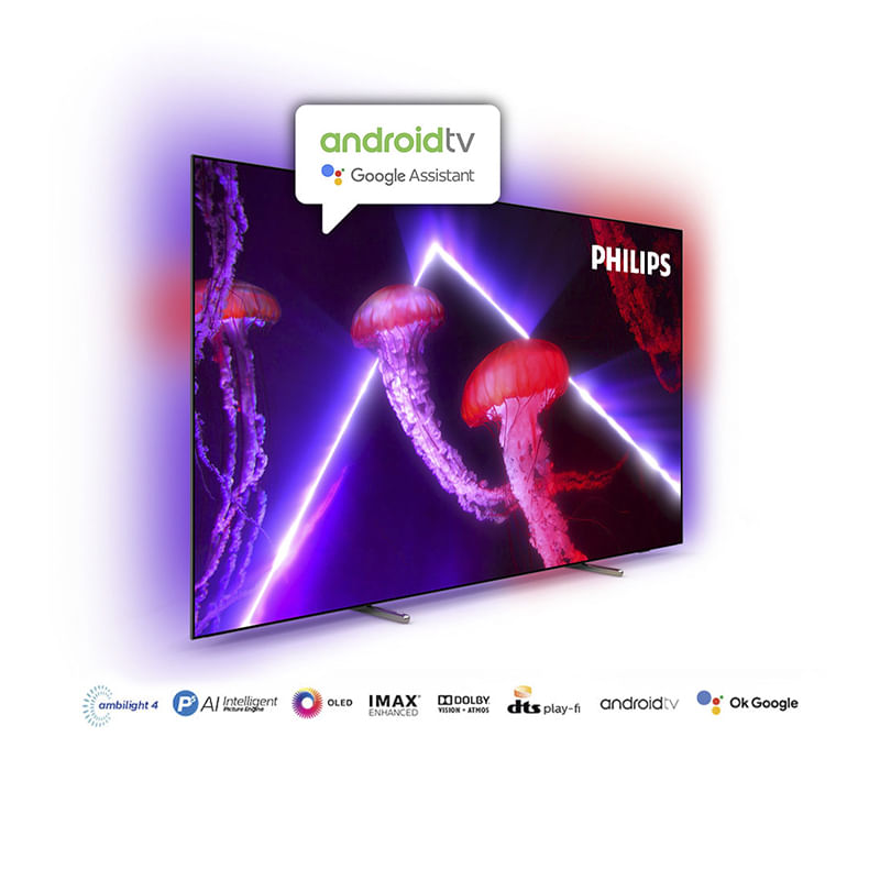 Android TV Philips OLED 4K 77" con Ambilight 77OLED807/77