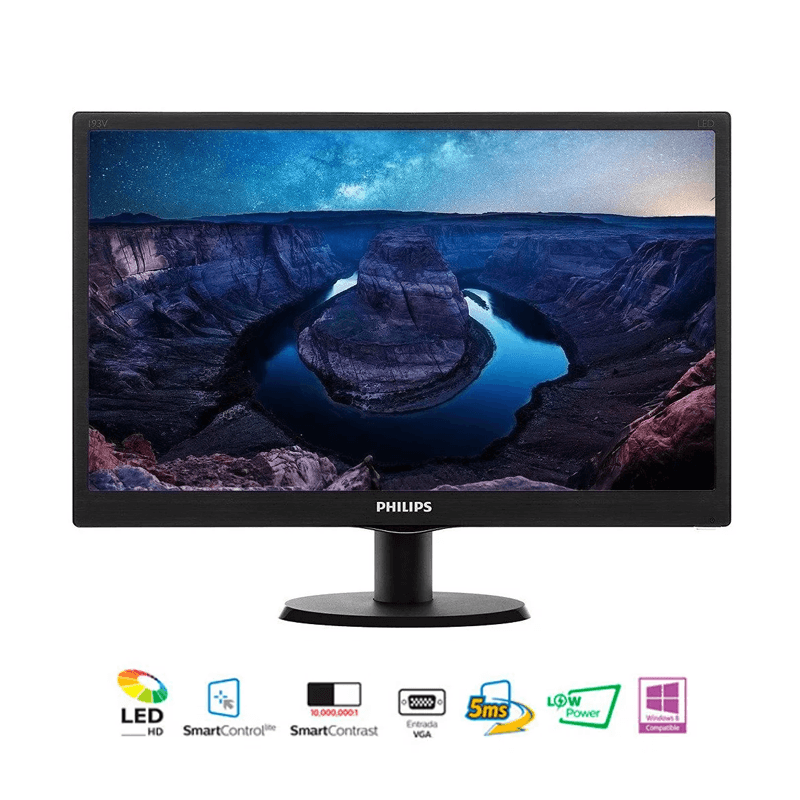 Monitor Philips LED de 19" HD