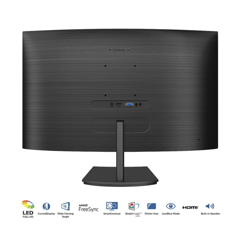 Monitor Curvo Philips LED de 27" Full HD